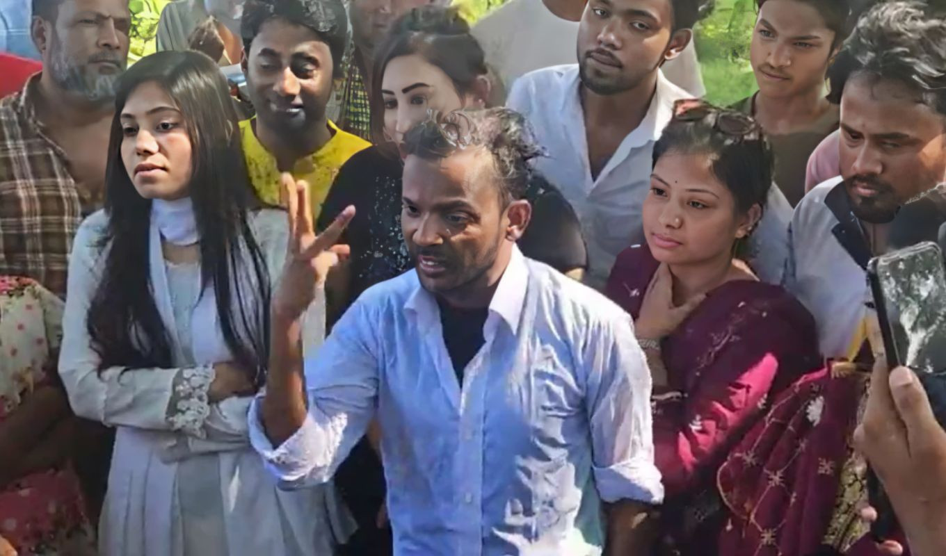 Hero Alom Performs Milk Bath Ritual After Divorcing Wife Riya Moni ...